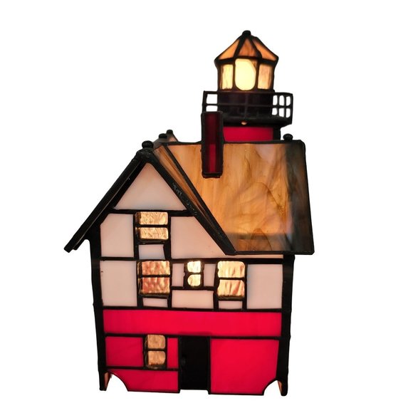 Forma Vitrum | Accents | Forma Vitrum Lighthouse House Red And White ...